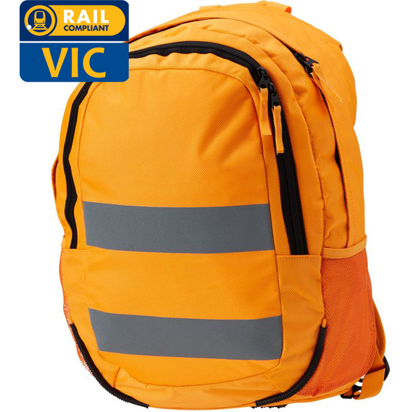 Master Vic Rail Hi Vis Back Pack - 9MBP010 - Essential Trade Wear