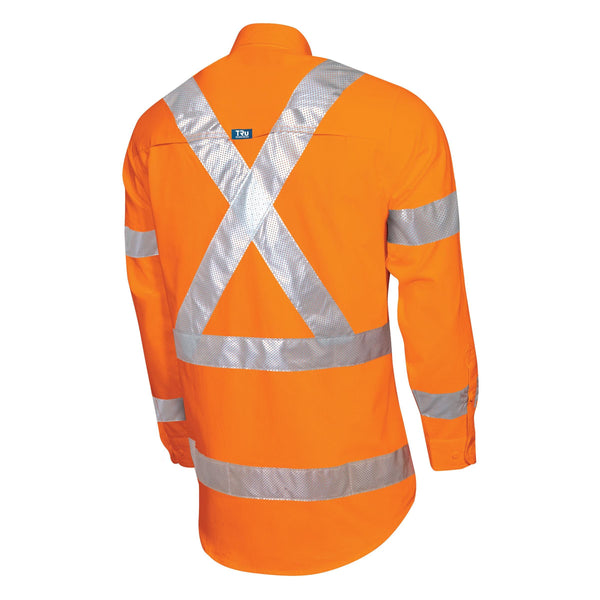 Tru Workwear NSW Rail Plus Series Lightweight Cotton Shirt with Perfor ...