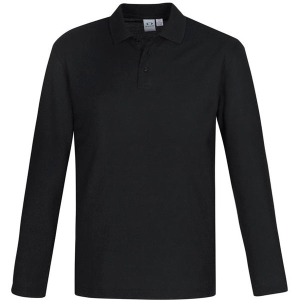 Biz Collection LS Crew Polo - P400ML - Essential Trade Wear