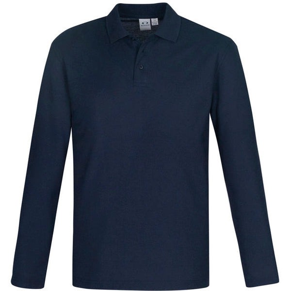 Biz Collection LS Crew Polo - P400ML - Essential Trade Wear