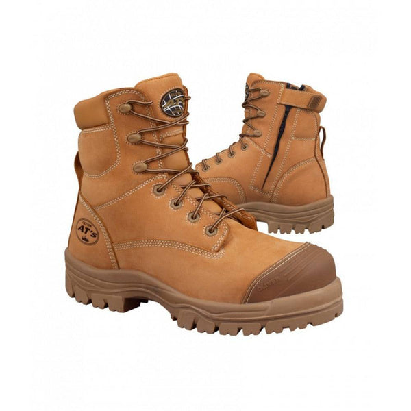 Oliver ATS Side Zip Boots 45-632Z Non Metallic - Essential Trade Wear